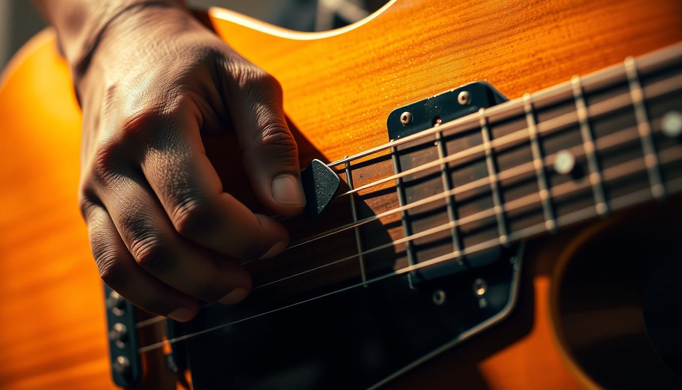 Comment bien tenir son médiator en guitare électrique